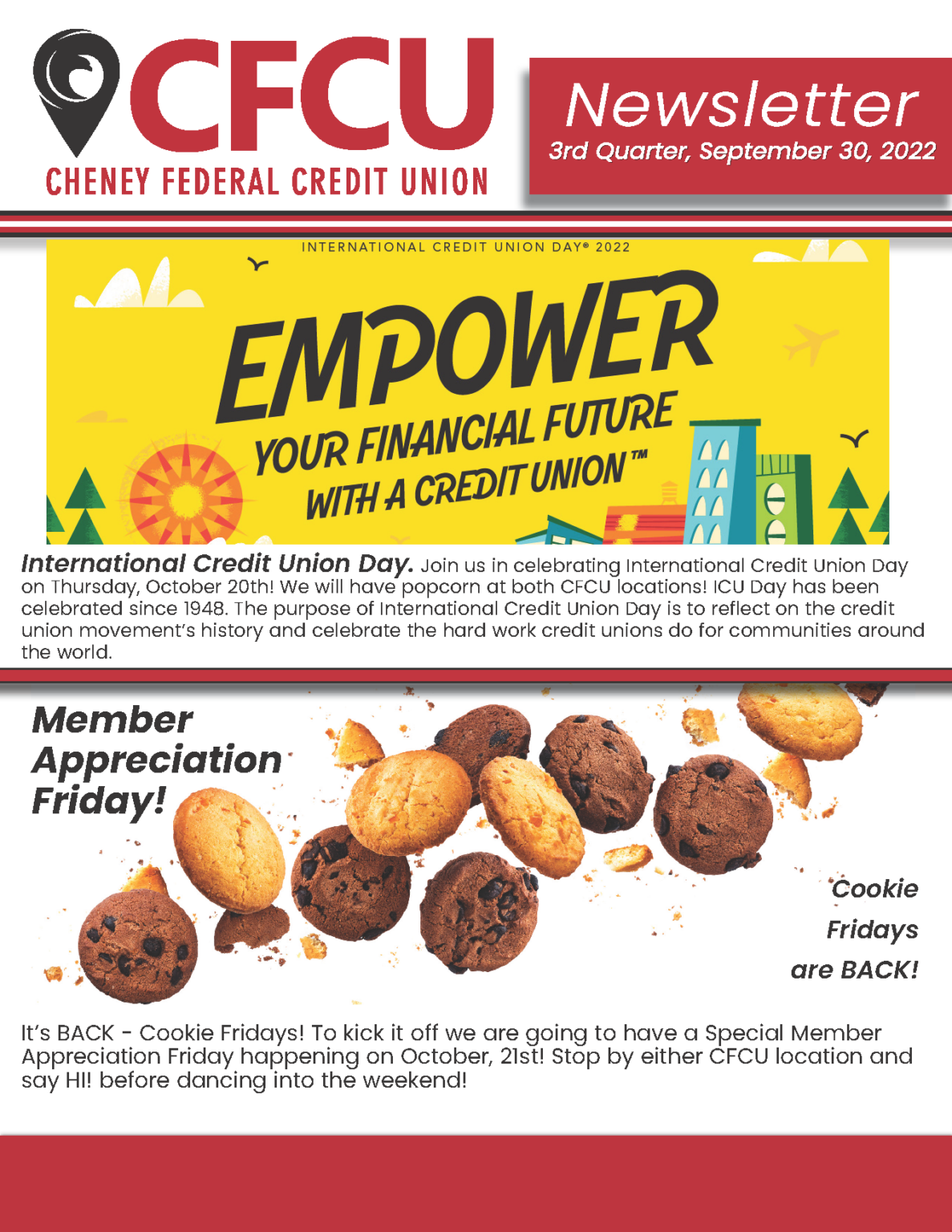 2022 3rd Quarter Newsletter : Cheney Federal Credit Union