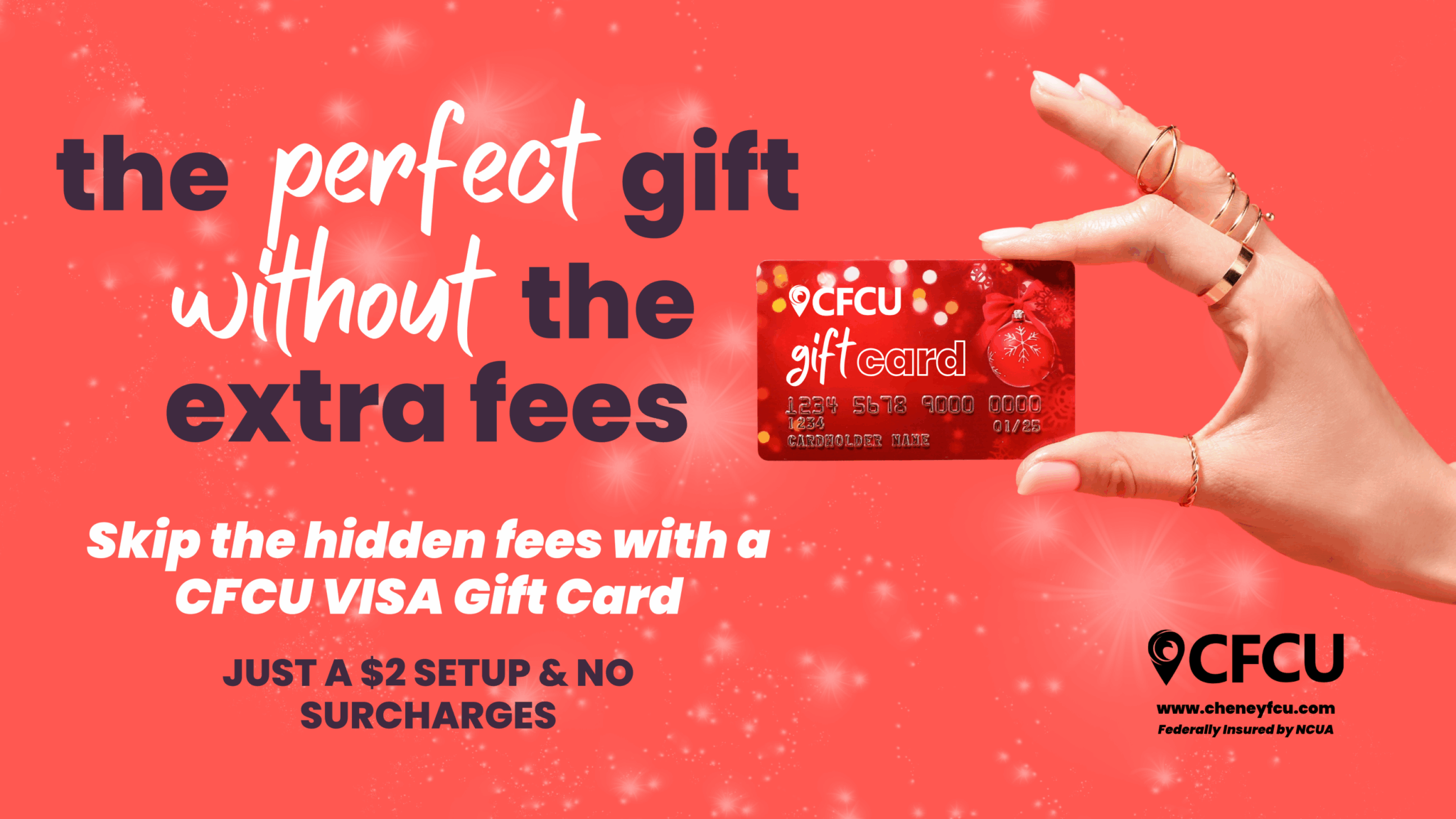 Holiday Gift Card : Cheney Federal Credit Union